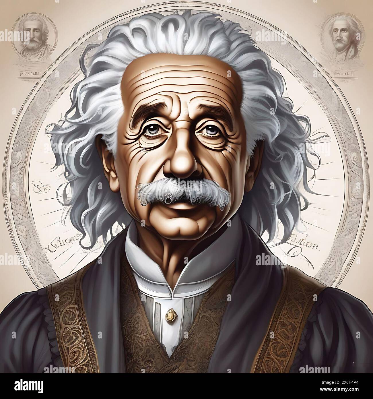 Albert einstein face hi-res stock photography and images - Alamy