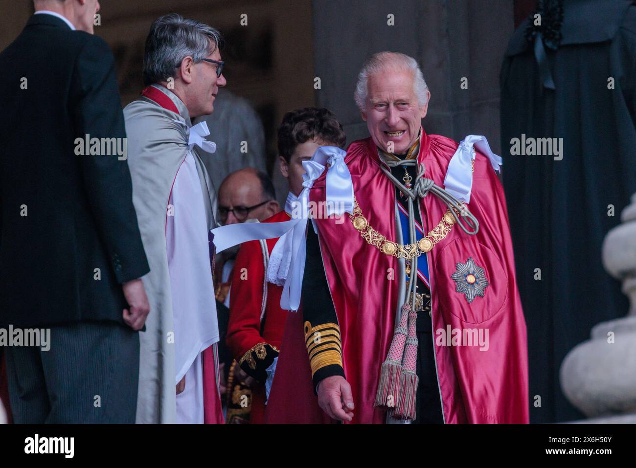 St Paul's Cathedral, London, UK. 15th May 2024. His Majesty, King ...