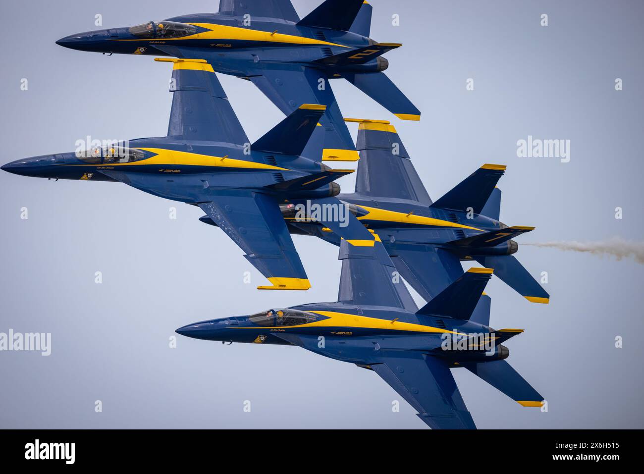 The Naval Flight Demonstration Squadron, the Blue Angels’ practice ...