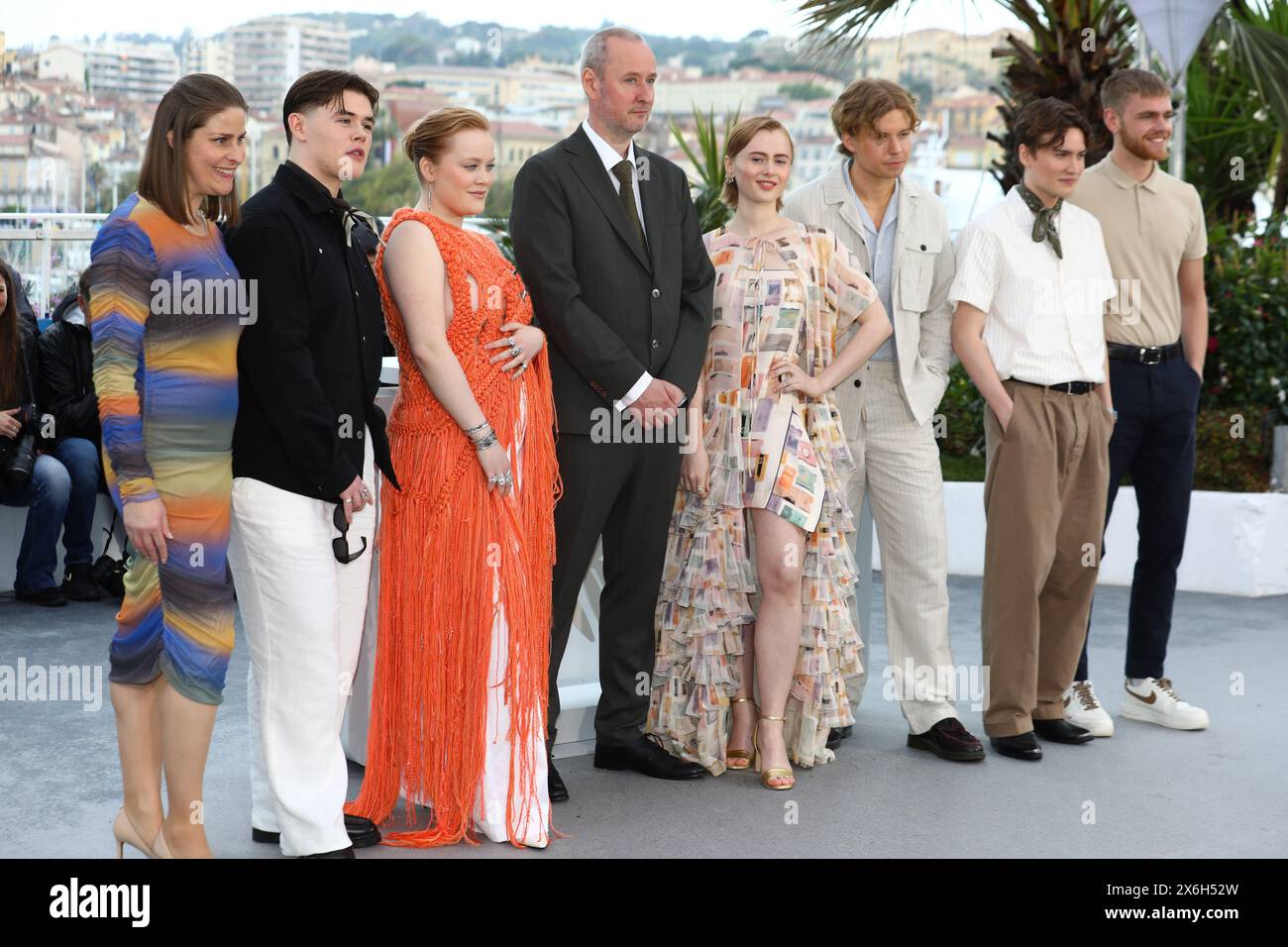 May 15, 2024, Cannes, Cote D'azur, France: 'Ljosbrot' (When the Light Breaks) cast and crew pose ...