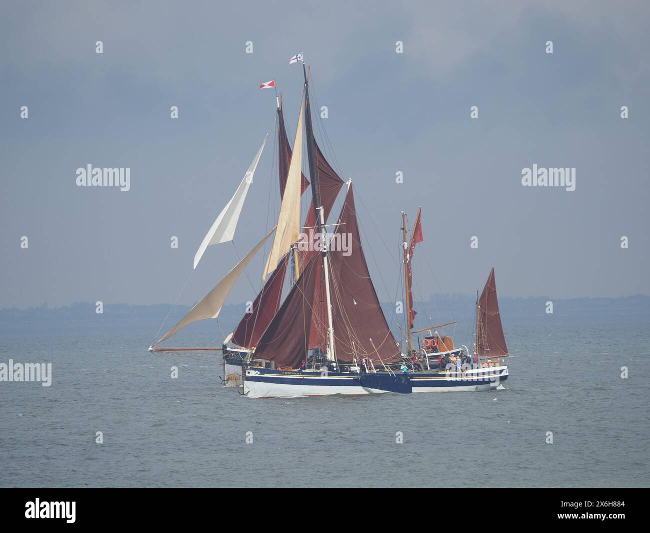 Sheerness, Kent, UK. 15th May, 2024. The spectacular sight of two ...