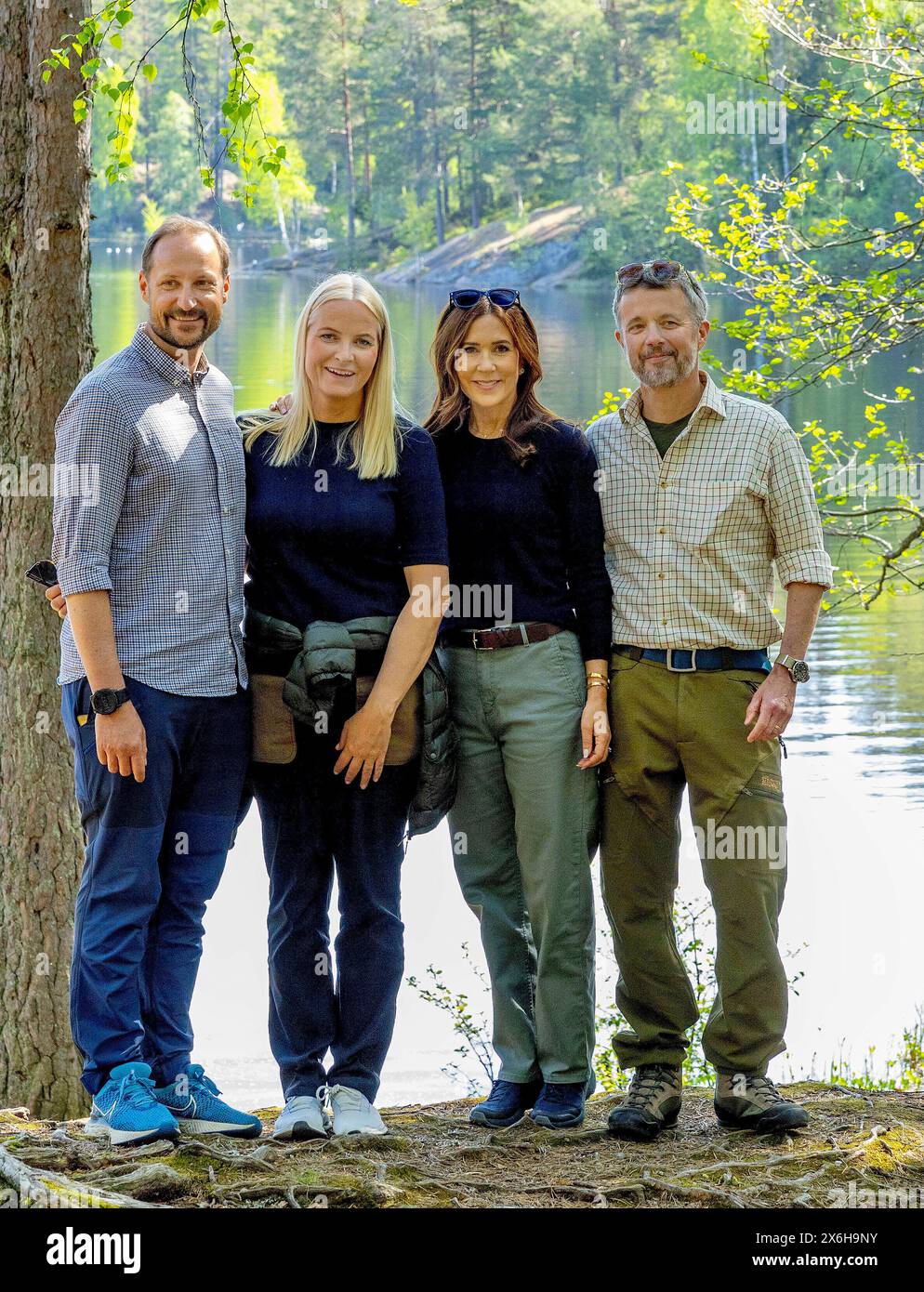 Oslo, Norwegen. 15th May, 2024. Danish King Frederik, Queen Mary and ...