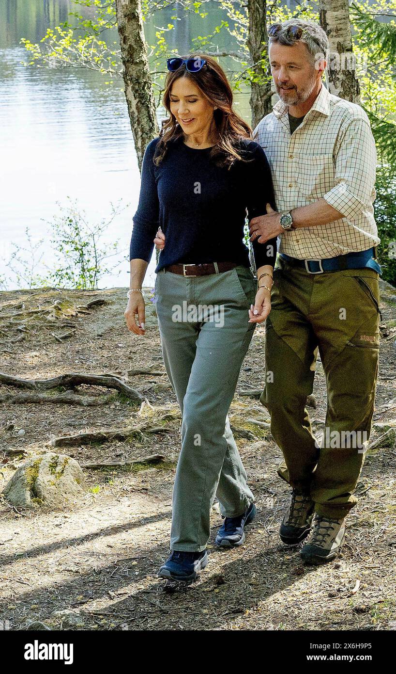 Oslo, Norwegen. 15th May, 2024. Danish King Frederik, Queen Mary and Norwegian crown prince ...