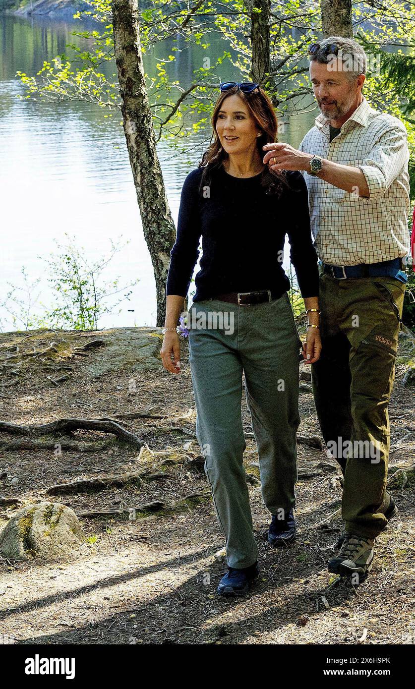 Oslo, Norwegen. 15th May, 2024. Danish King Frederik, Queen Mary and ...