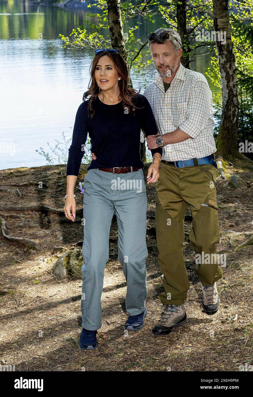 Oslo, Norwegen. 15th May, 2024. Danish King Frederik, Queen Mary and ...