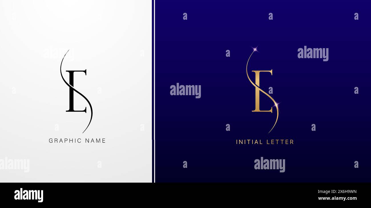 ES initials letters monogram logos designs symbol for business cards ...