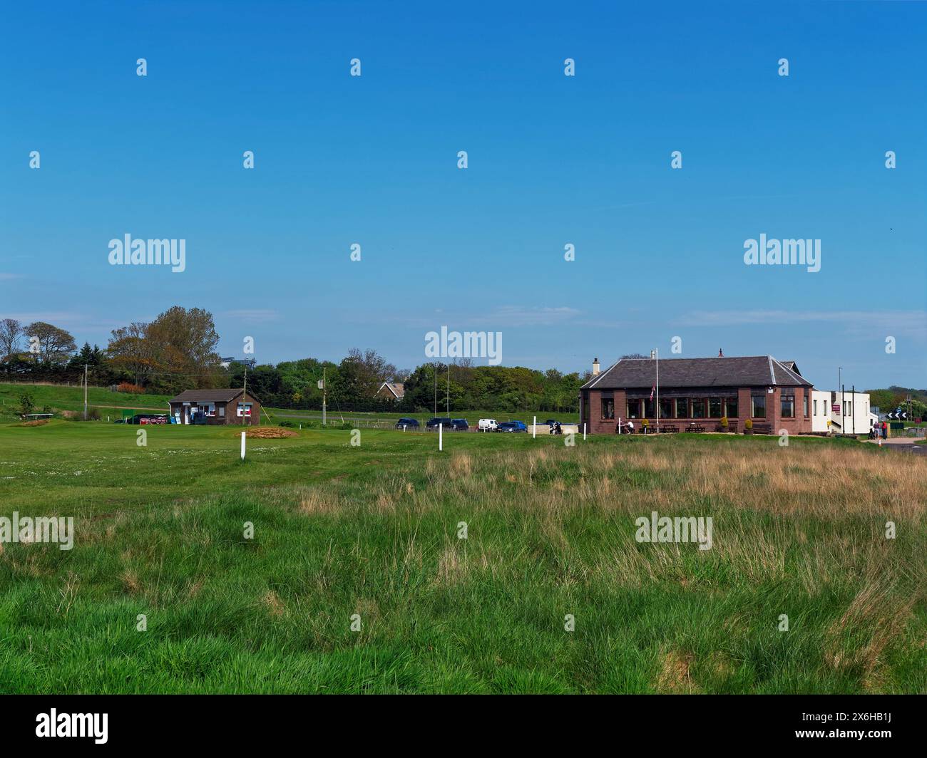 The Clubhouse and Starters Hut of the Artisan Golf Club at Arbroath ...