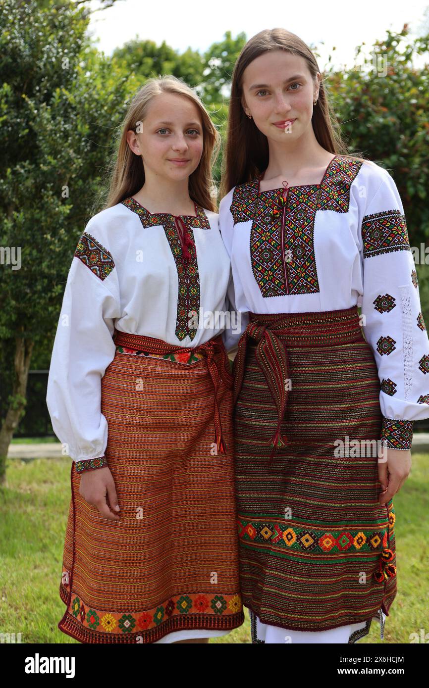 Non Exclusive: IVANO-FRANKIVSK REGION, UKRAINE - MAY 14, 2024 - Girls ...