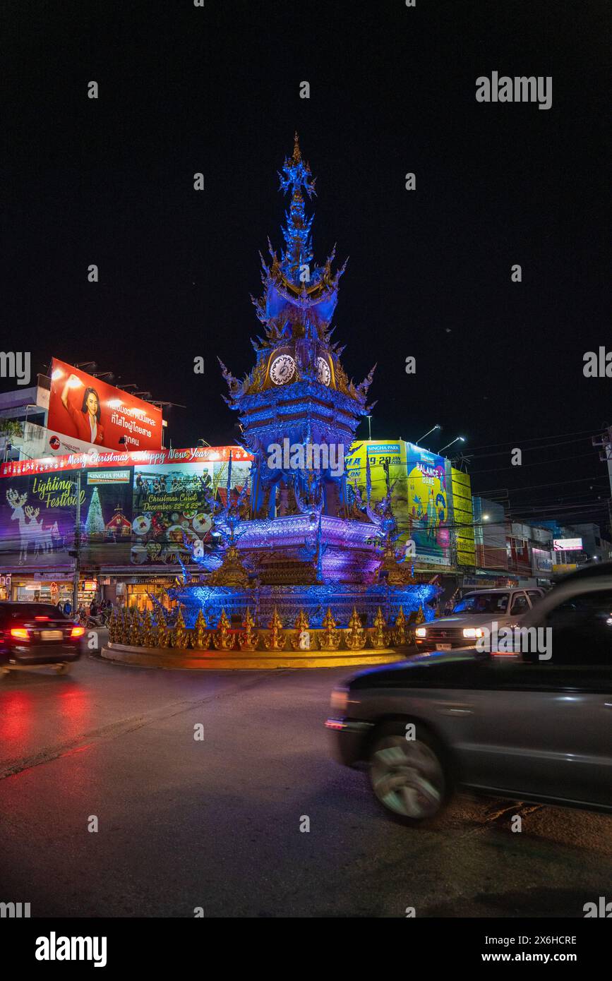 Chiang Rai Clock Tower Stock Photo - Alamy