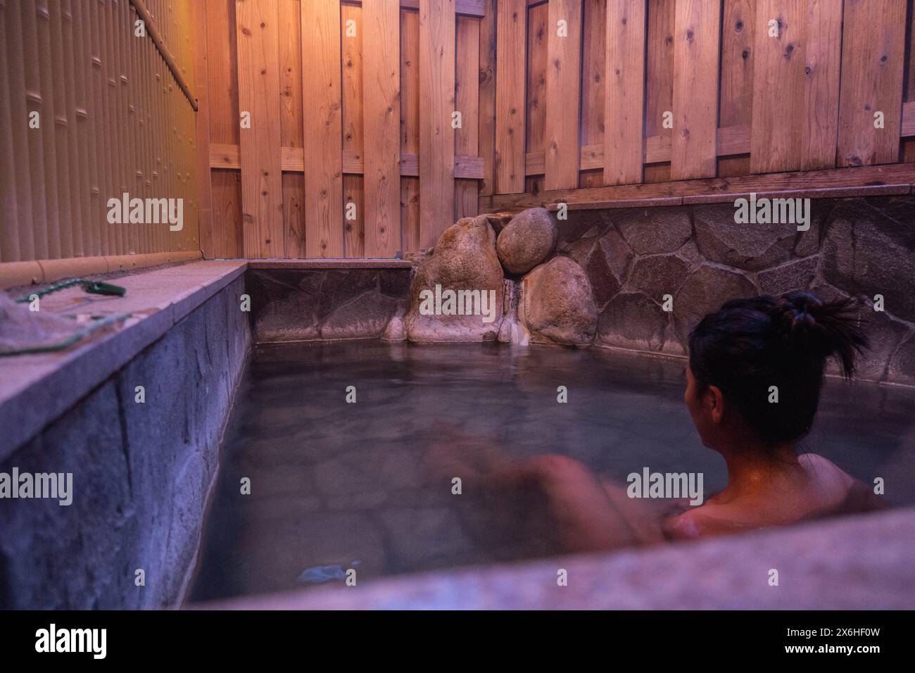 the hot spring town of Yunomine Onsen, Wakayama, Japan Stock Photo - Alamy