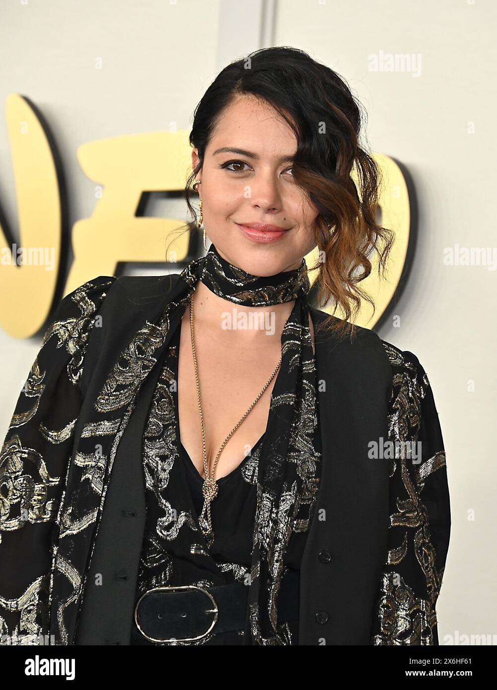 Alyssa Diaz attends the Disney 2024 Upfront Red Carpet at North Javits Center in New York, New ...