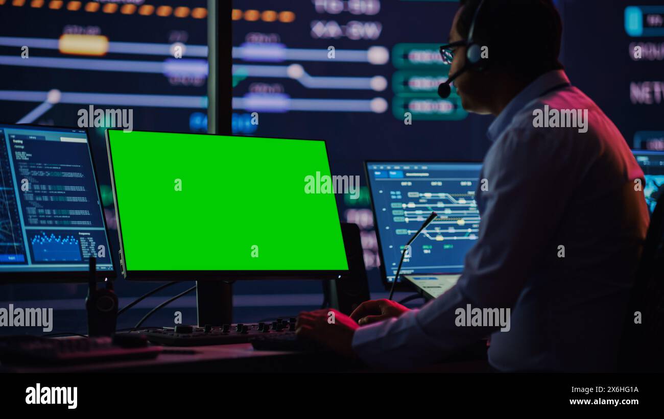 Developer uses green screen hi-res stock photography and images - Alamy