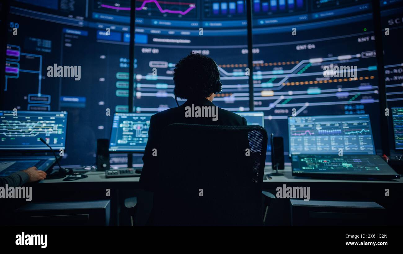 Professional IT Technical Support Specialists and Software Programmer Working on Computers in ...