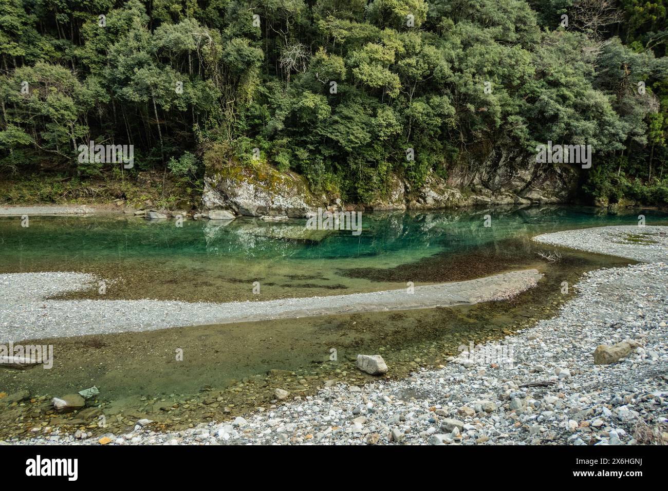 Kawayu Onsen river hot springs along the Kumano Kodo, Wakayama, Japan ...