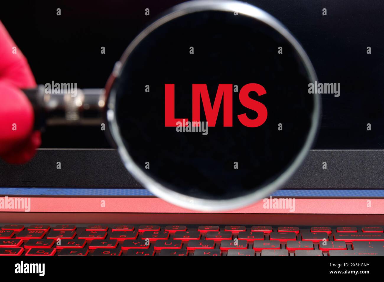 Word cloud concept. LMS - Learning Management System acronym text ...