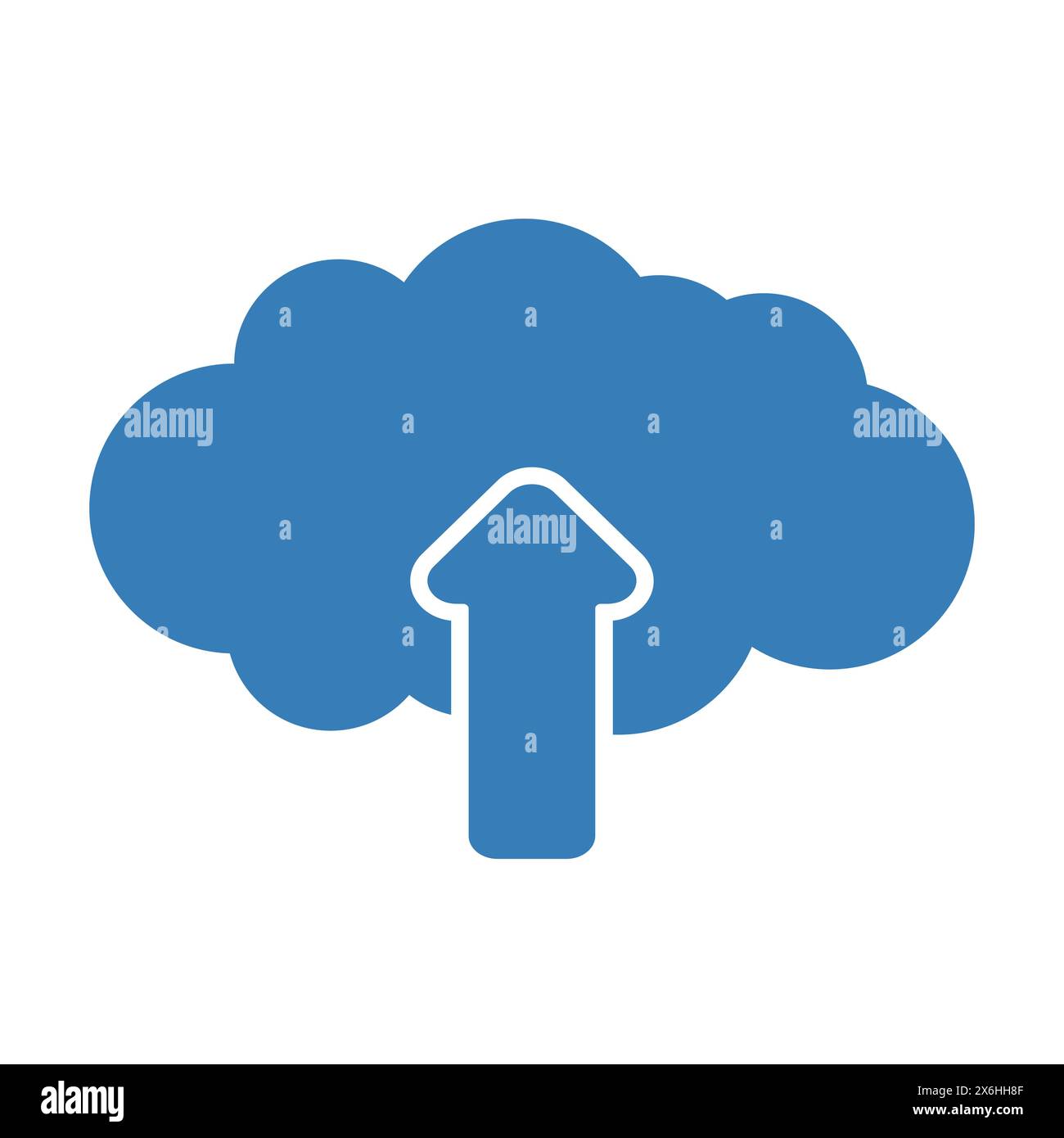 Upload cloud icon. Vector illustration Stock Vector Image & Art - Alamy