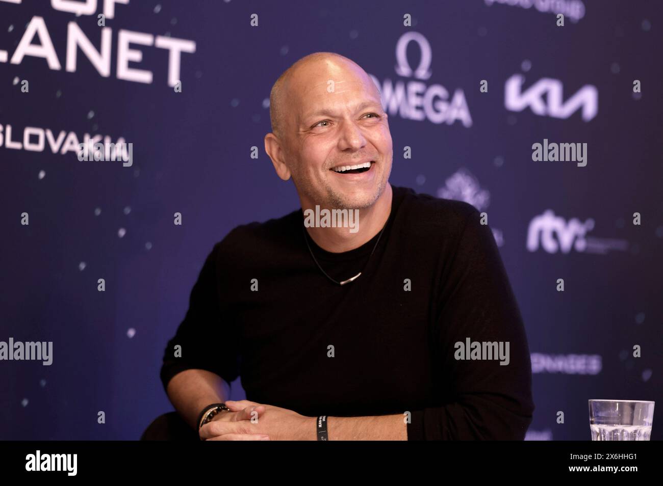 Tony Fadell bei der Pressekonferenz zur Eröffnung vom Starmus VII ...