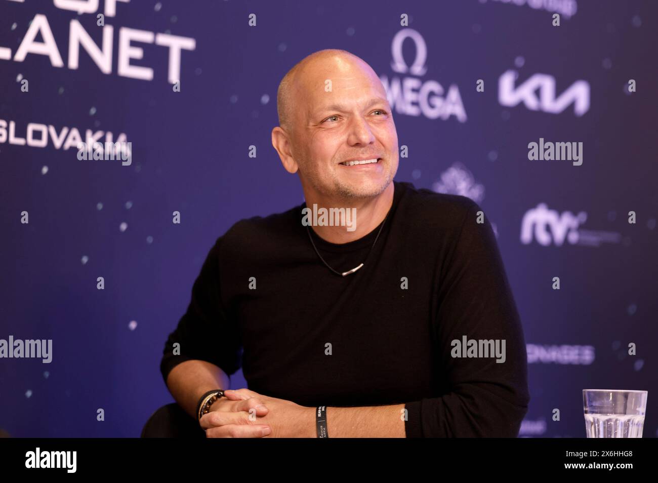 Tony Fadell bei der Pressekonferenz zur Eröffnung vom Starmus VII ...
