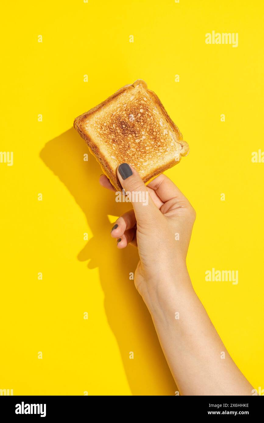 Hand showing yellow color hi-res stock photography and images - Alamy