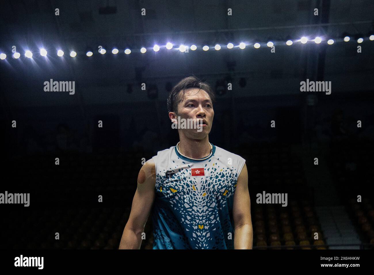 Bangkok, Thailand. 15th May, 2024. Ng Ka Long Angus of Hong Kong plays ...
