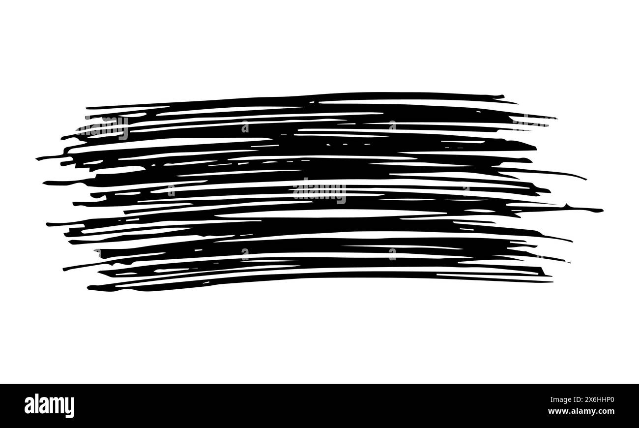 Sketch Scribble Smear. Hand drawn Pencil Scribble Stains. Distressed ...