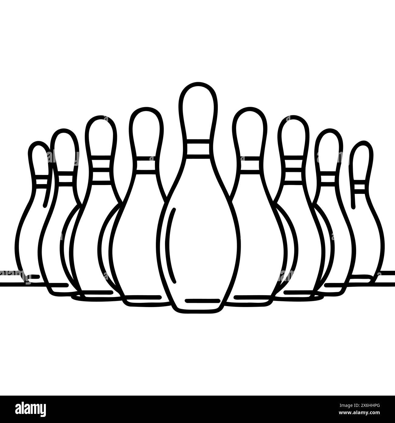 Bowling minimalism hi-res stock photography and images - Alamy