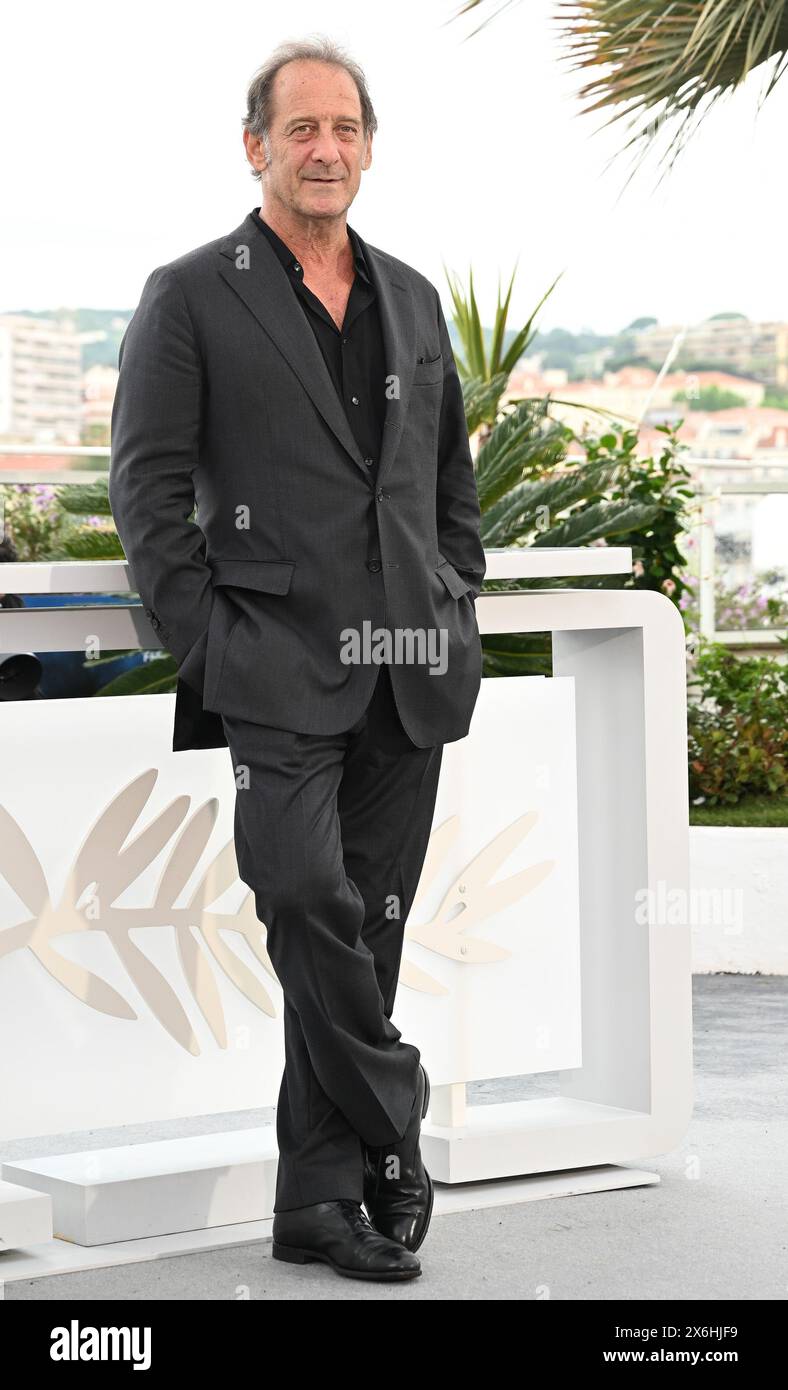 Cannes, France. 15th May, 2024. French actor Vincent Lindon attends the ...