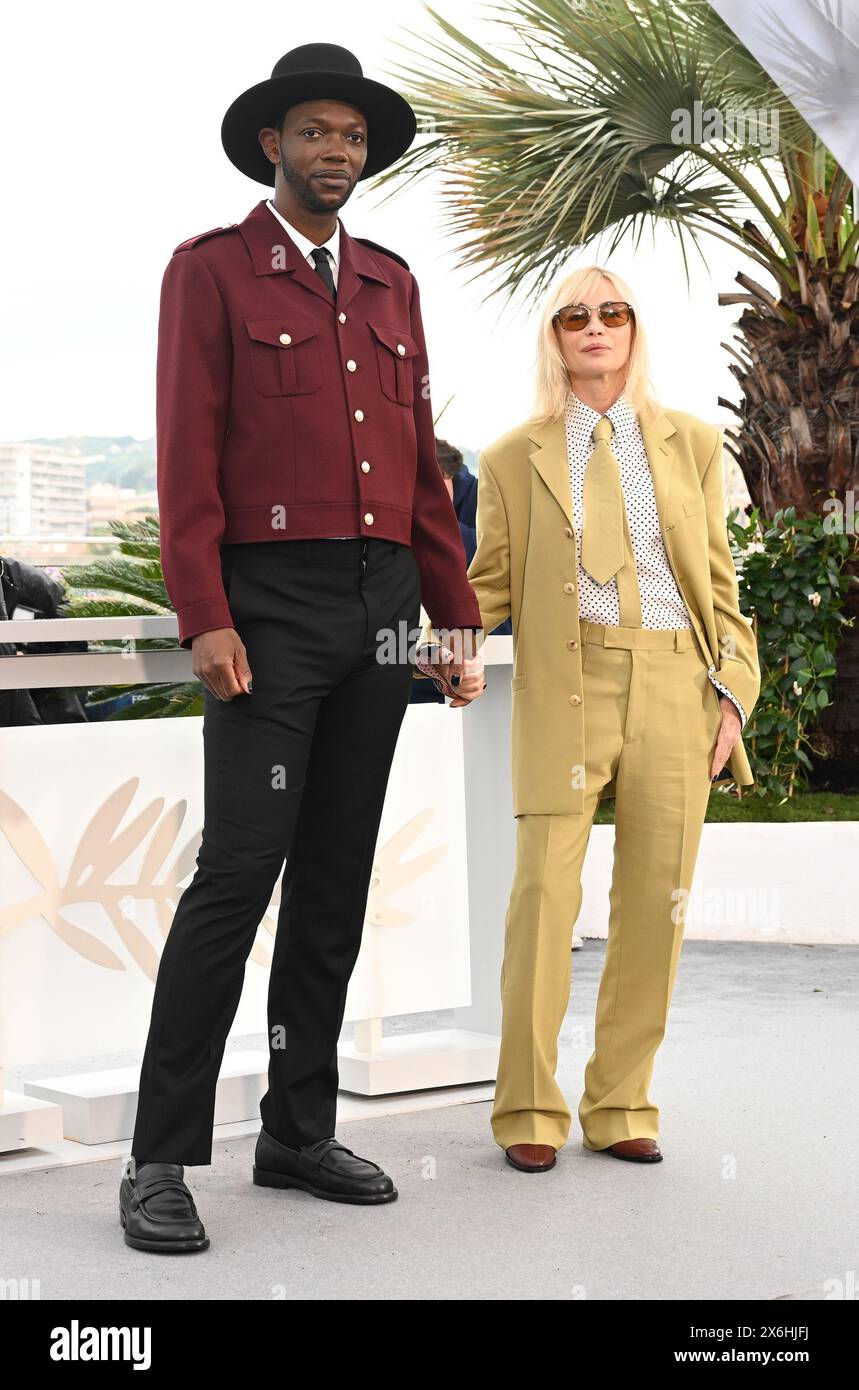 Cannes, France. 15th May, 2024. Belgian director/ rapper Baloji and ...