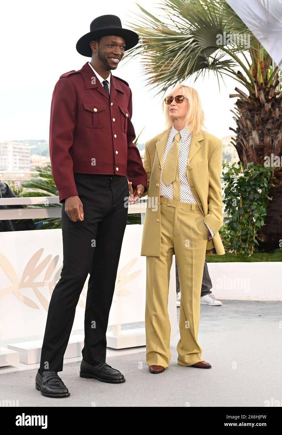 Cannes, France. 15th May, 2024. Belgian director/ rapper Baloji and ...