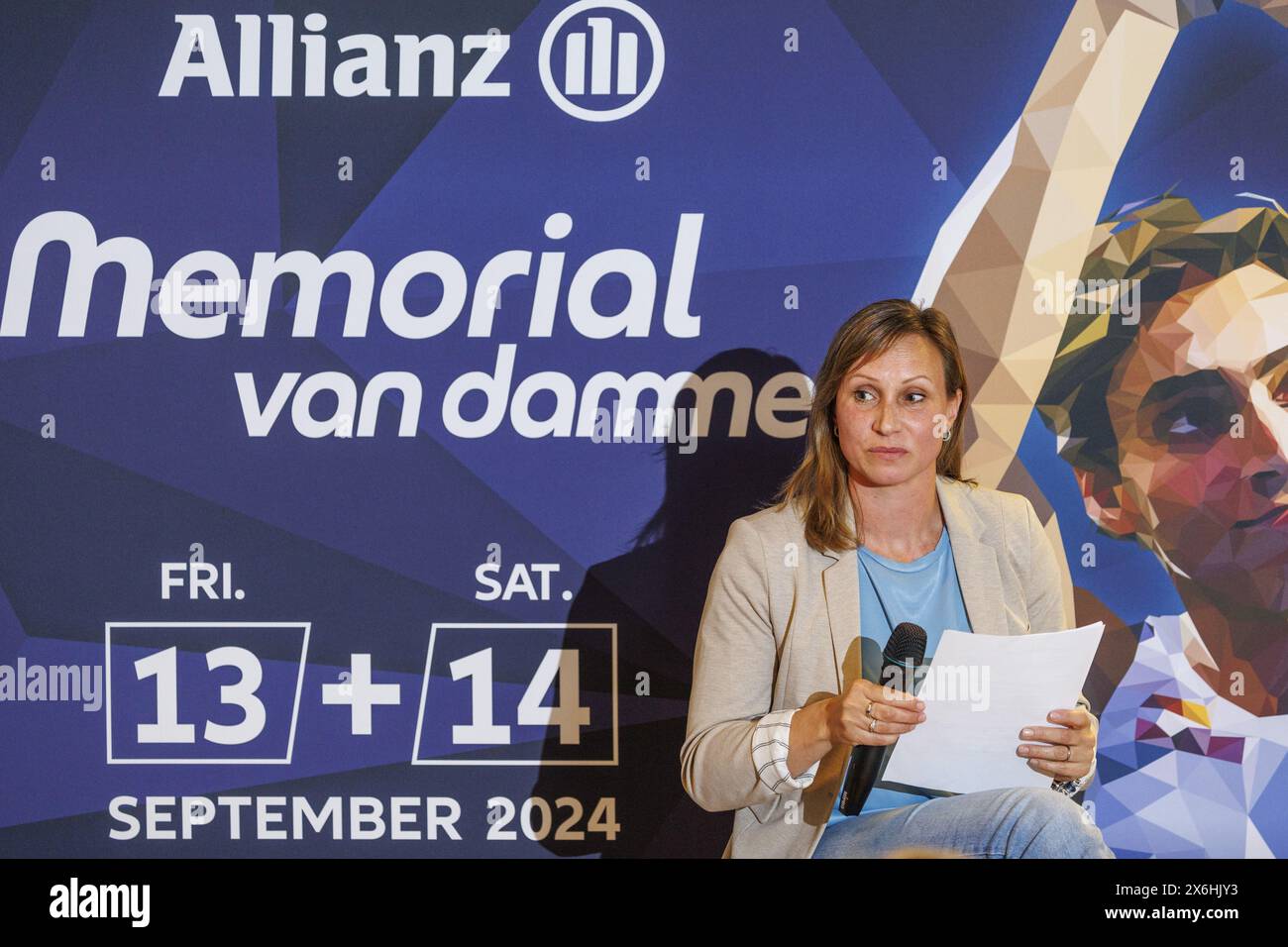 Brussels, Belgium. 15th May, 2024. Memorial Van Damme meeting director ...