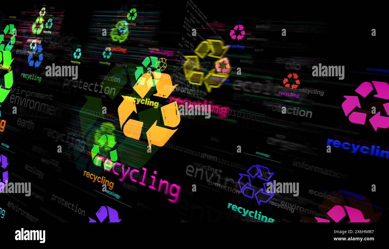 Recycle reuse error on a sign hi-res stock photography and images - Alamy