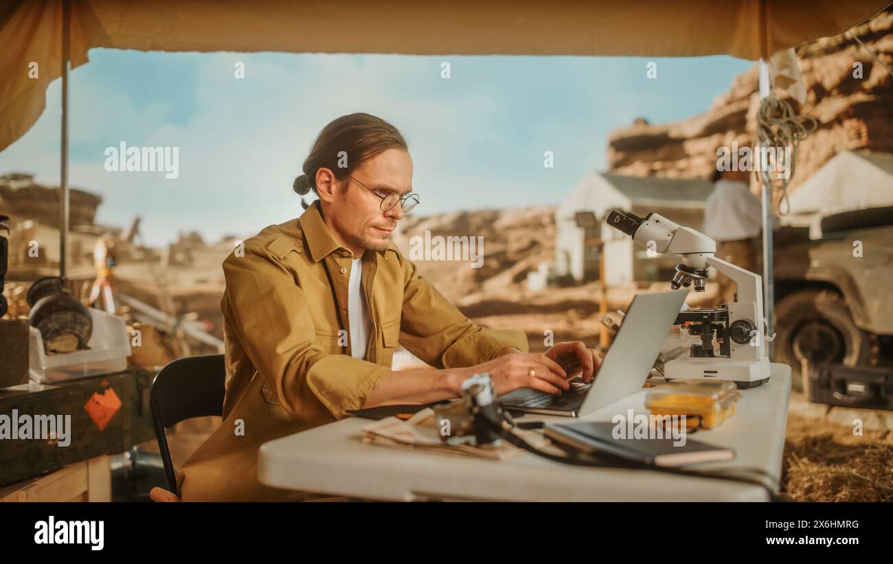 Scientist team excavation hi-res stock photography and images - Alamy