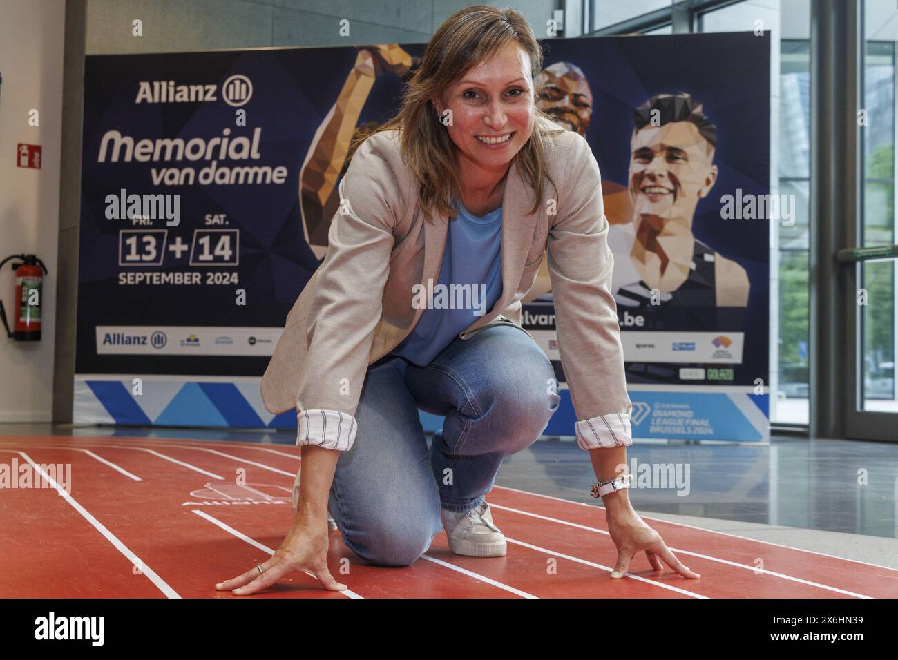 Brussels, Belgium. 15th May, 2024. Memorial Van Damme meeting director ...