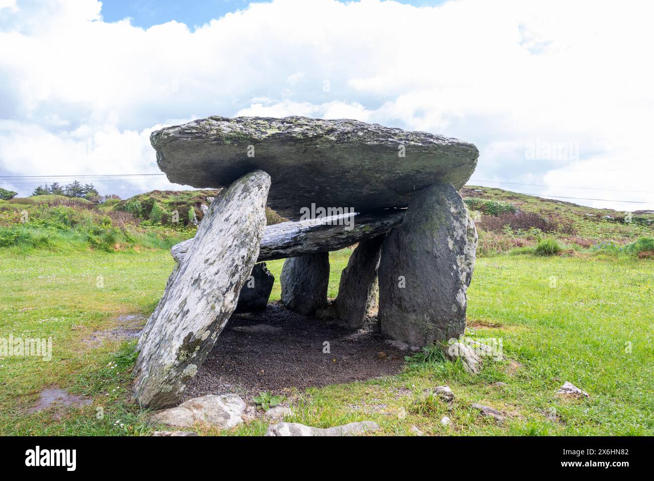 4000 year old Wedge Tomb near Schull West Cork Ireland Stock Photo - Alamy