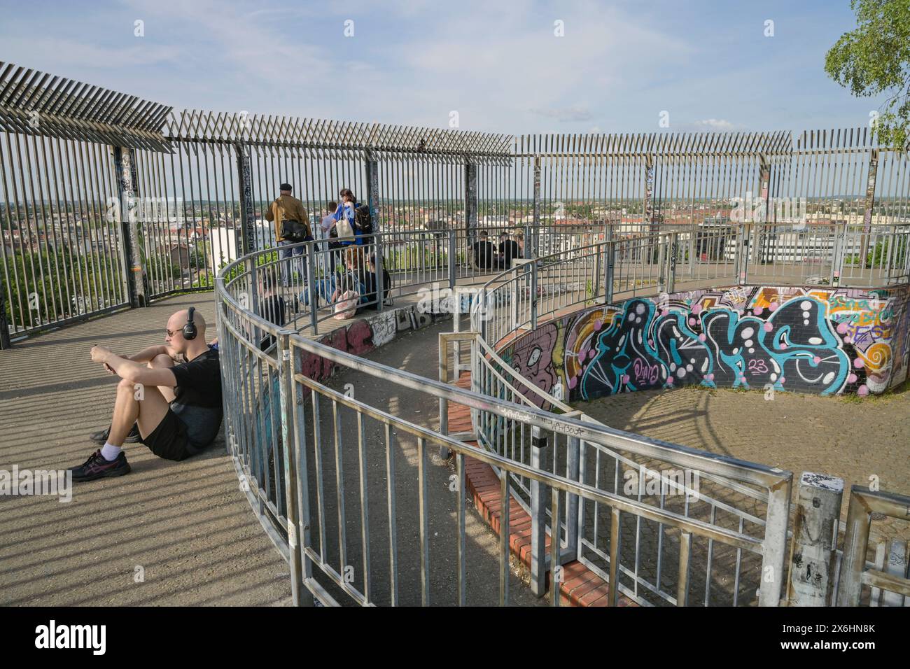 Aussichtsplattforn, Flakturm, Volkspark Humboldthain, Gesundbrunnen ...