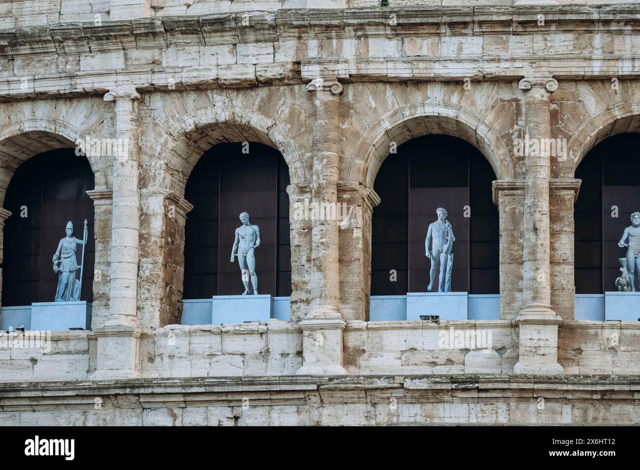 Colosseum, an elliptical amphitheatre in the centre of the city of Rome ...