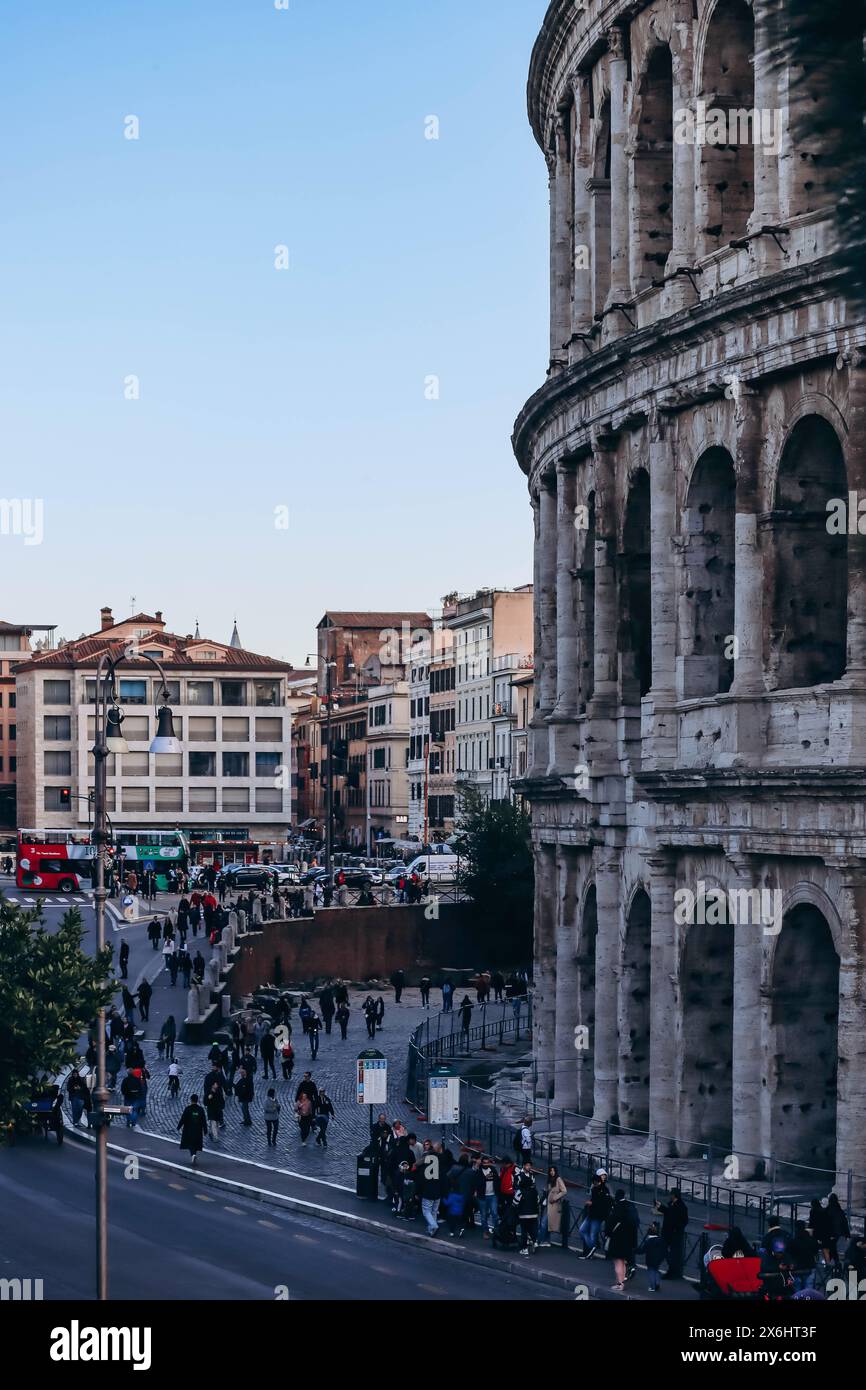 Colosseum, an elliptical amphitheatre in the centre of the city of Rome ...