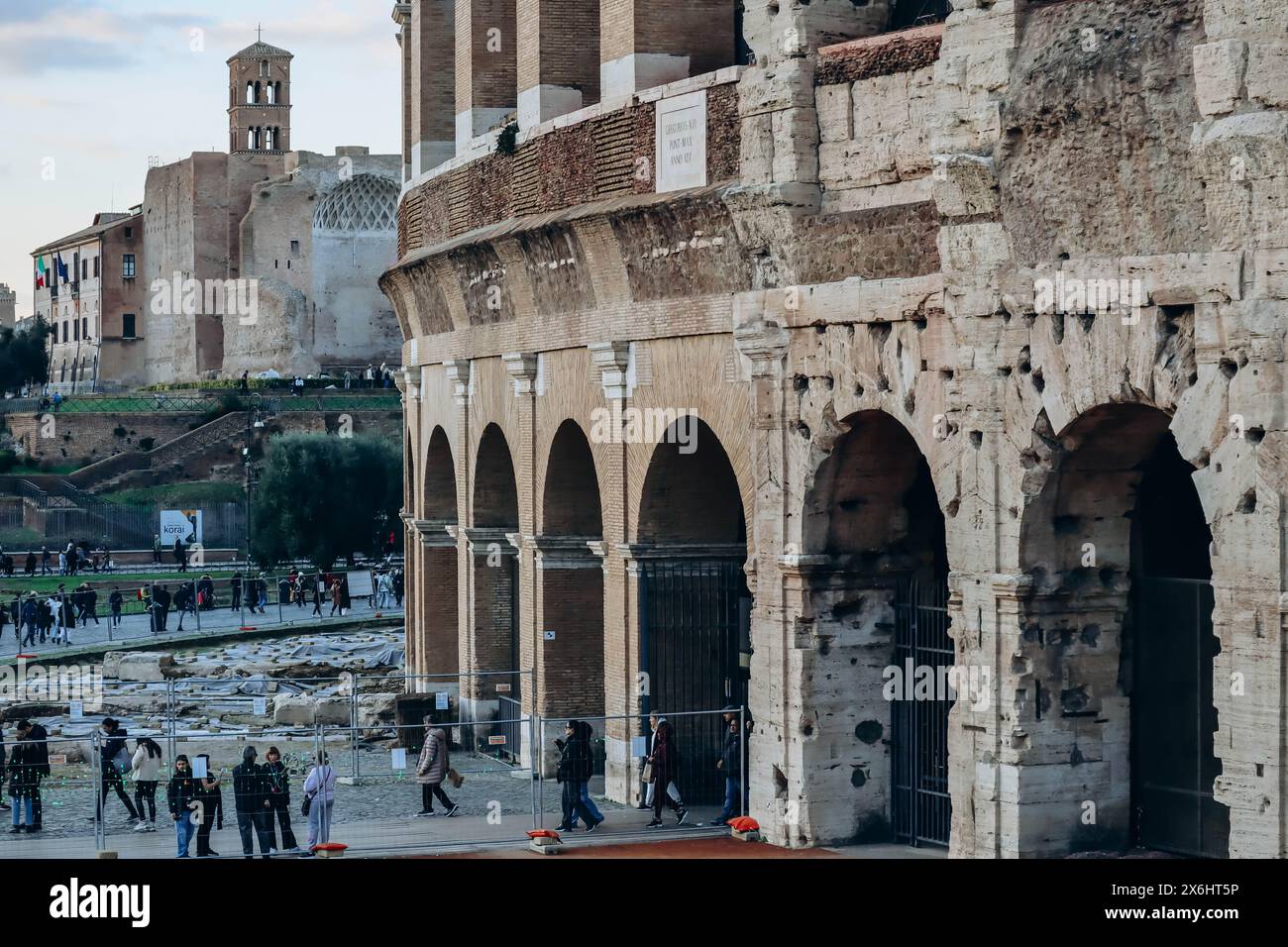 Colosseum, an elliptical amphitheatre in the centre of the city of Rome ...