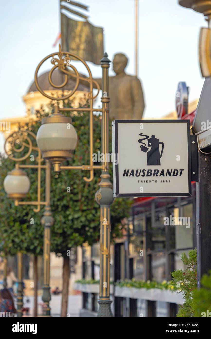 Skopje, North Macedonia - October 23, 2023: Hausbrandt Coffee Trieste ...