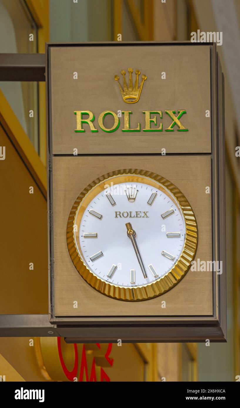 Thessaloniki, Greece - October 22, 2023: Luxury Jewelry Rolex Watch and ...