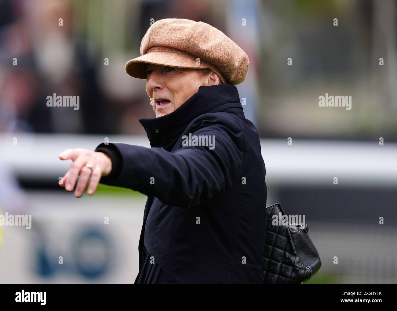 Maureen Haggas on day one of the Dante Festival 2024 at York Racecourse ...