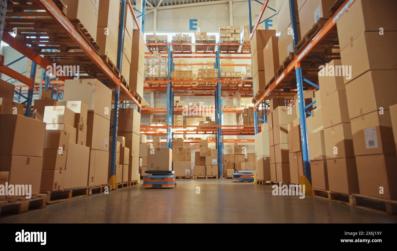 Automated guided vehicles moving cargo hi-res stock photography and ...