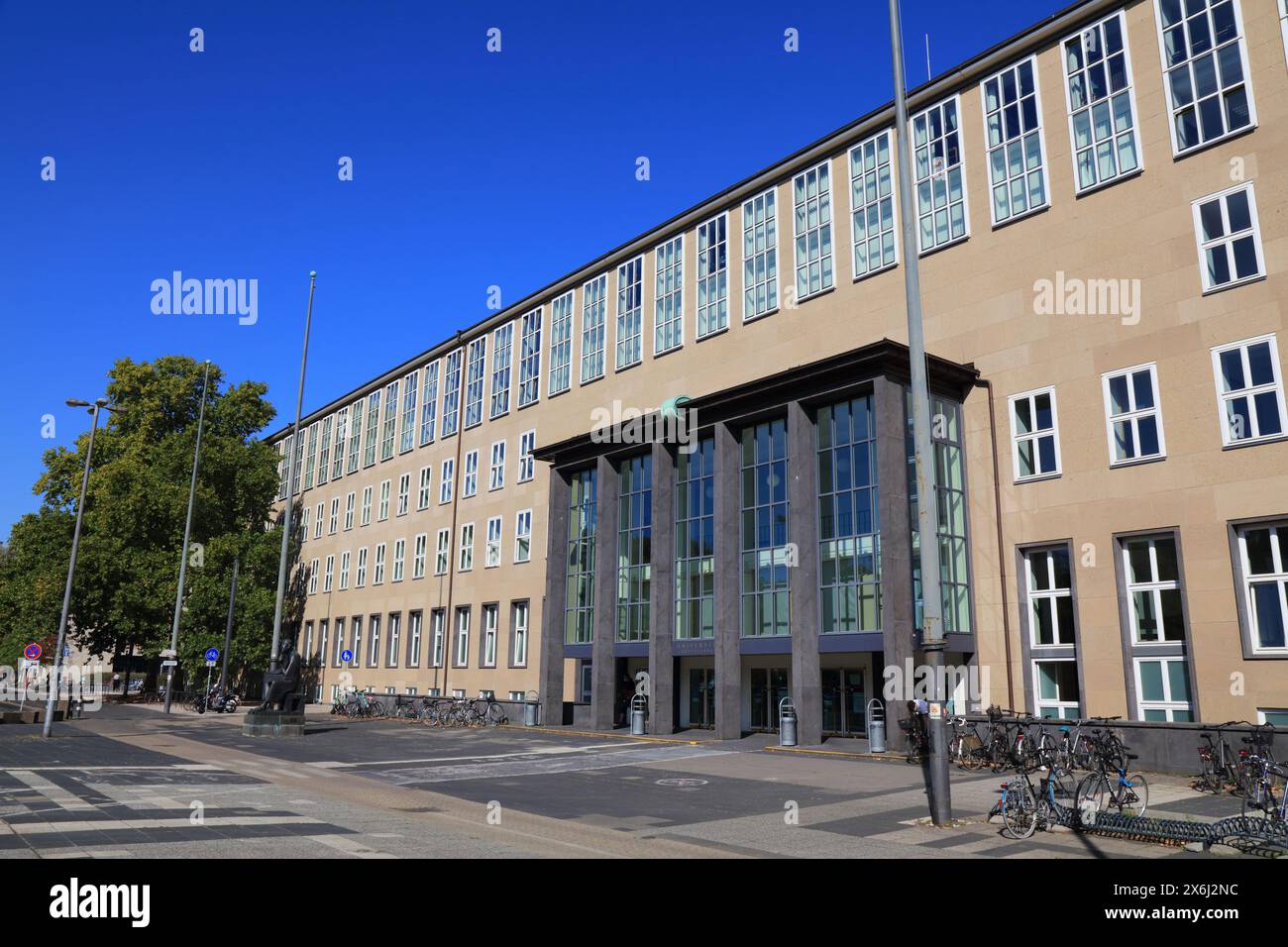 COLOGNE, GERMANY - SEPTEMBER 21, 2020: Main building at University of ...