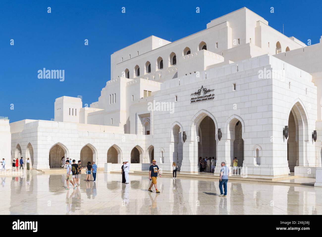 Muscat, Oman - January 2, 2024: The Royal Opera House stands as a ...