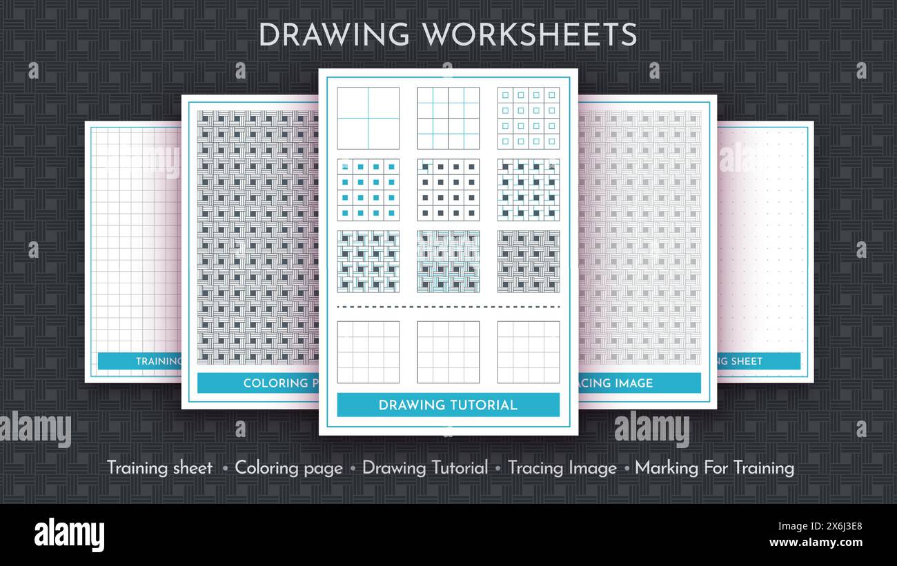 How to Draw a Pattern. Step by Step Drawing Tutorial. Draw Guide ...