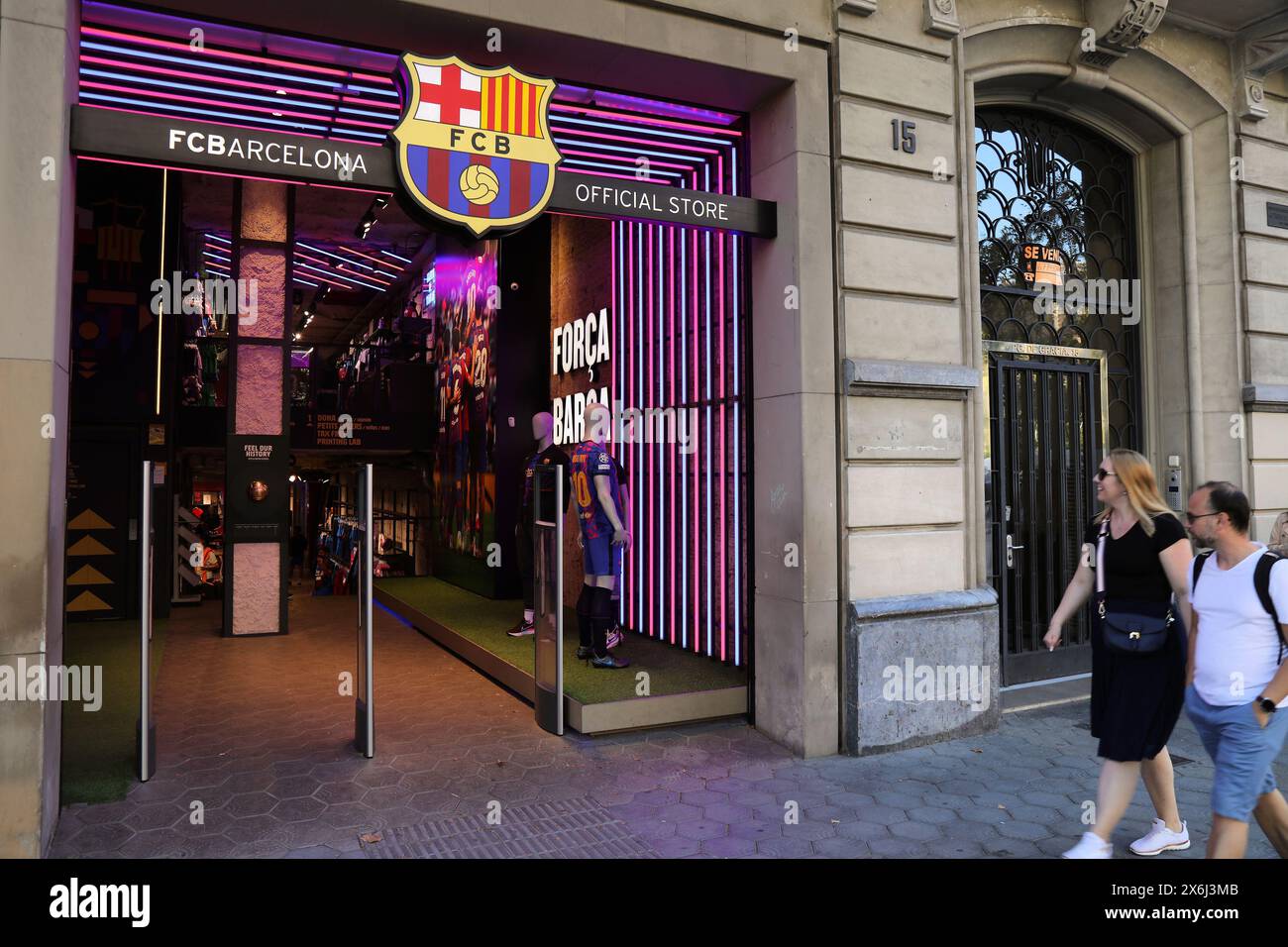 BARCELONA, SPAIN - OCTOBER 7, 2021: FC Barcelona official sports team ...