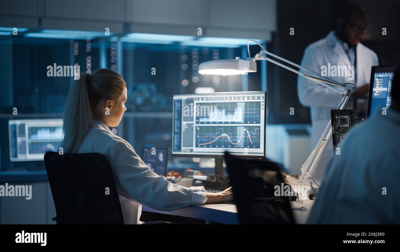 Modern Electronics Development Facility: Diverse Team of Multi-Ethnic ...