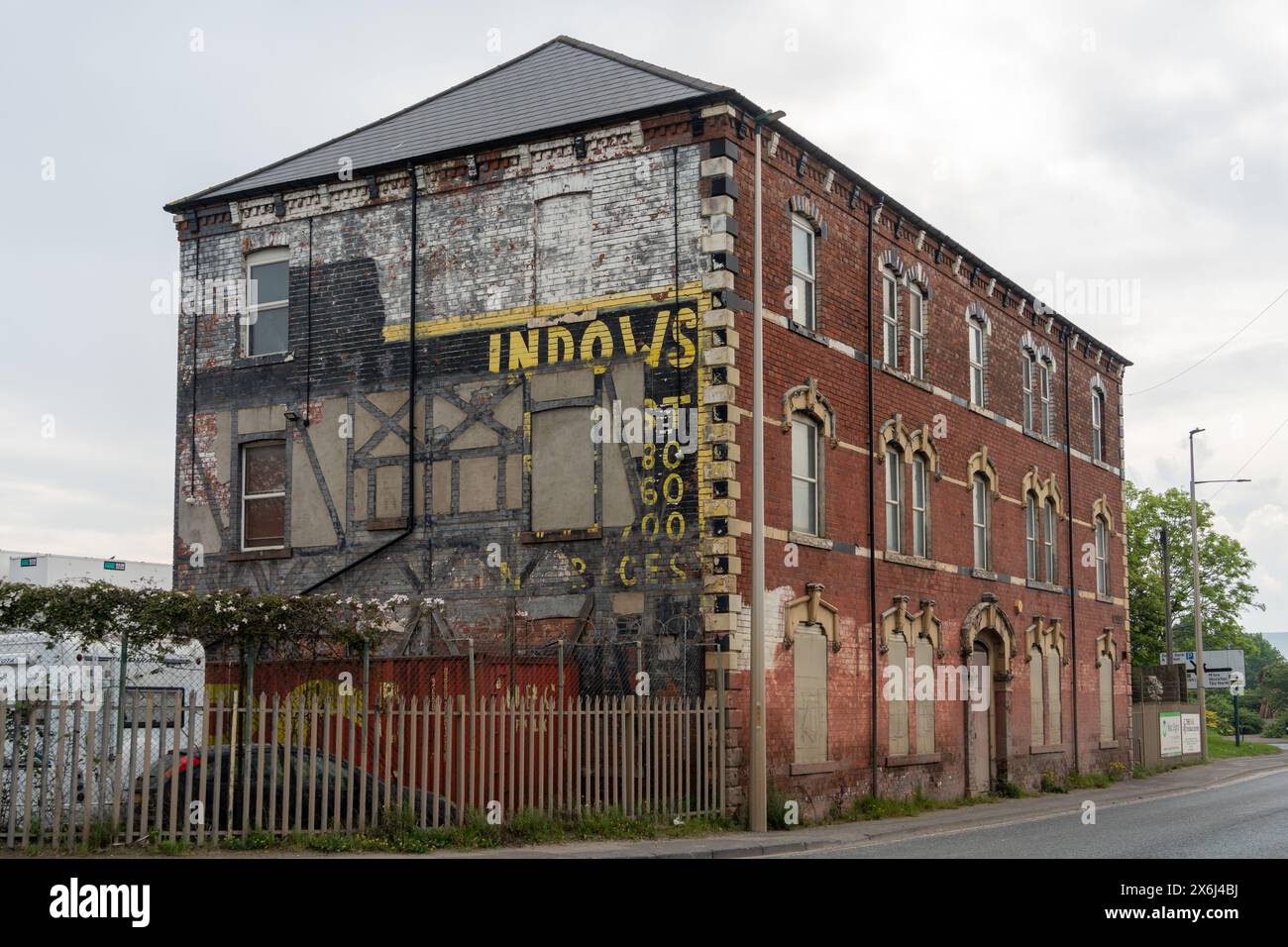 Middlesbrough, UK. Former Station Hotel at South Bank Stock Photo - Alamy