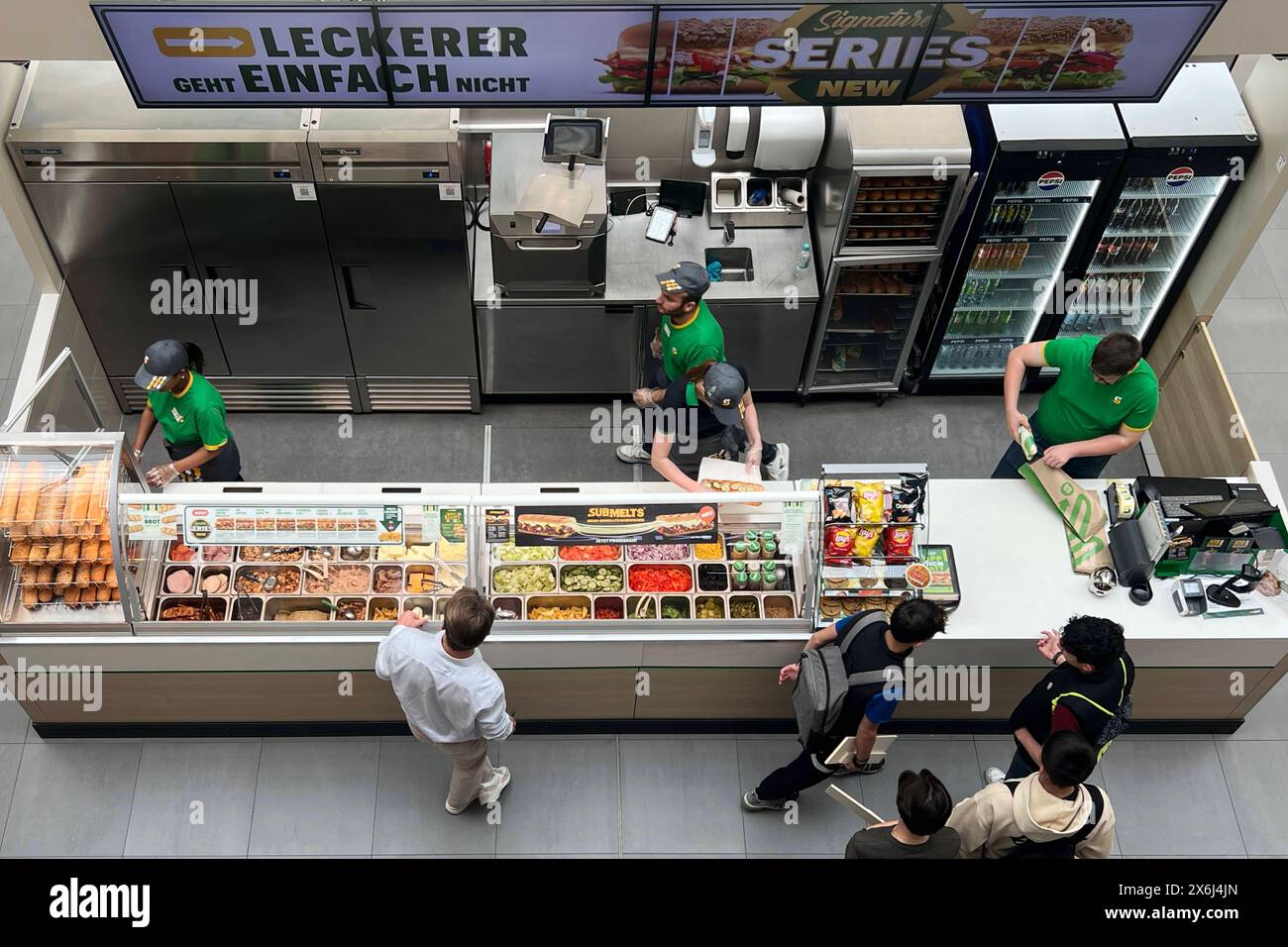 Subway sandwiches and salads hi-res stock photography and images - Alamy