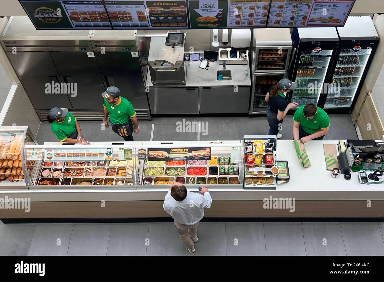 Subway sandwiches and salads hi-res stock photography and images - Alamy